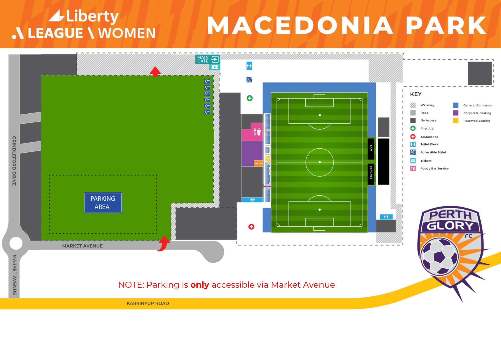 ALW map - Perth Glory Football Club